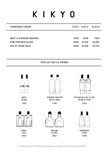 Omakase Restaurant Menu | Kikyo KL Japanese Restaurant